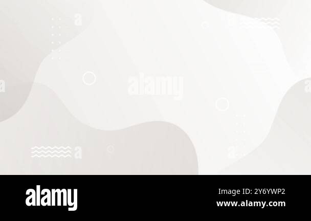 Minimalist white looping animation with fluid geometric shapes Stock ...