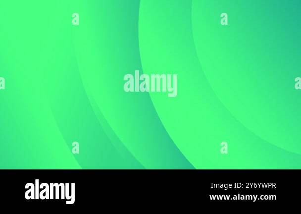 Minimalist green gradient animation with curved shapes, minimalist ...