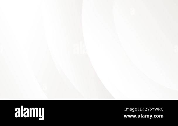 Minimalist white animation with curved shapes, minimalist background ...