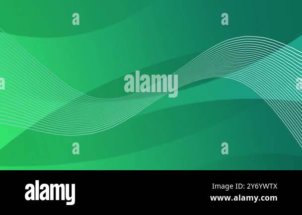 Minimalist green gradientanimation with wavy lines, modern minimalist design, minimalist ...