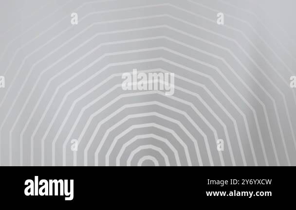 Grey Concentric Hexagon Pattern Background Loop Stock Video Footage - Alamy