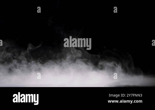 realistic rising smoke steam cloud atmospheric fog motion background, animated overlay with ...