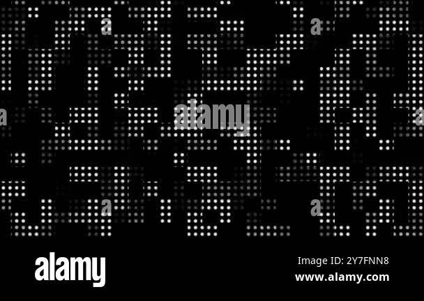 technological halftone dotted texture abstract background, loop animation motion graphics ...