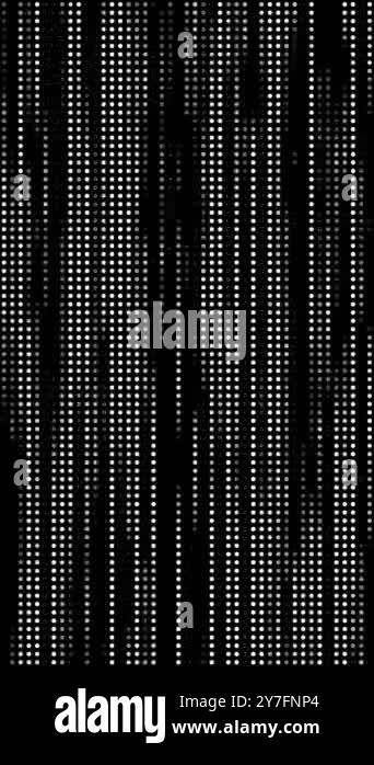 vertical technological halftone dotted texture abstract background, loop animation motion ...
