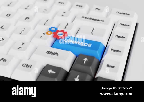 Upgrade, reboot, improve or training concept. Business competition ...