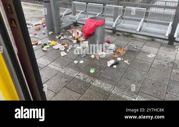 Bus stop garbage Stock Videos & Footage - HD and 4K Video Clips - Alamy