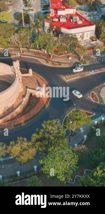 This captivating aerial video showcases the vibrant city of Merida ...