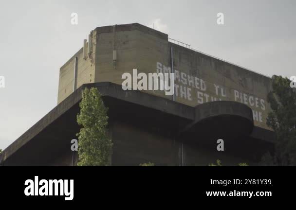 Vienna, Austria. Flak bunker of second world war locatetd in ...