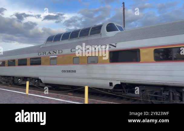 Williams, Arizona, USA - 03.22.2024: A vintage Grand Canyon Railway ...