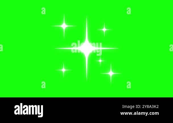 Sparkle star icons. Shine icons, Sparkling star, vector glowing star light effect 4k animation ...