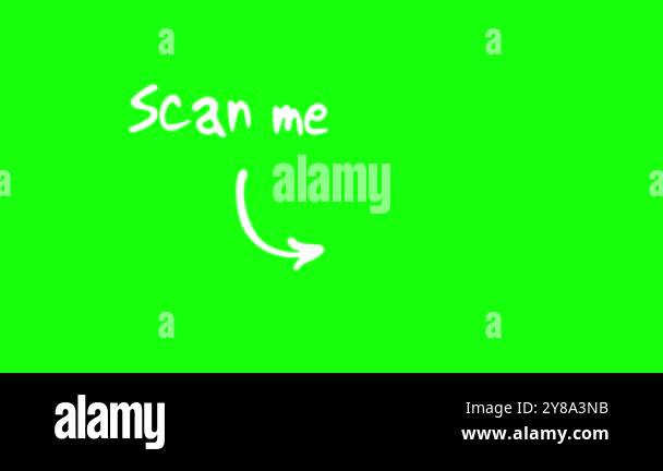 Scan qr code icon scanning code sign, code scanner 4k animation Stock ...