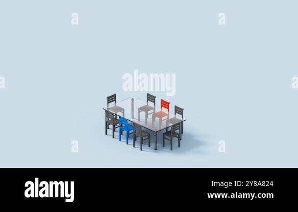 Conference table discussion top view Stock Videos & Footage - HD and 4K ...