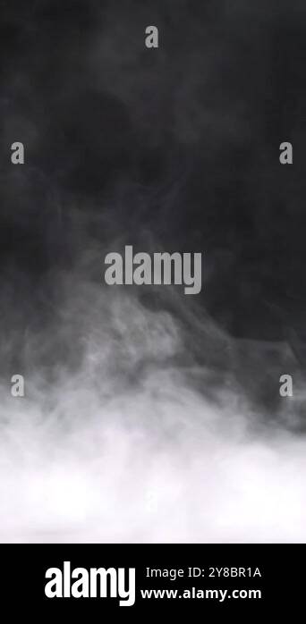vertical atmospheric smoke steam overlay background loop animation for ...