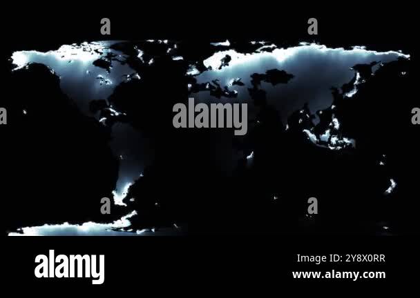 Broadcast-ready 4K UHD world map animation, crafted for corporate ...