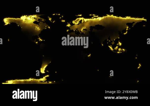 Broadcast-ready 4K UHD world map animation, crafted for corporate ...