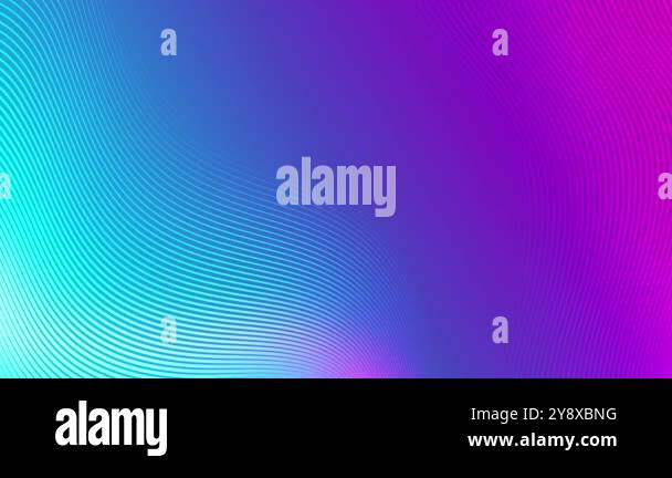 Flat colorful linear background. Modern wavy vector liquid with neon ...