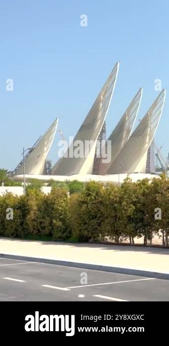 Abu Dhabi, UAE - September 8, 2024: Zayed National Museum Architectural ...