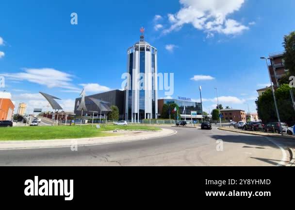 Modena, Italy - September 6, 2024: Maserati global headquarter showroom ...