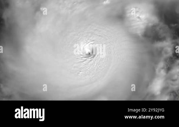 Hurricane. Hurricane Milton. Hurricane seen from space, showing its ...