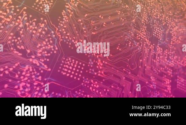 Glowing animation digital circuit board Stock Videos & Footage - HD and ...