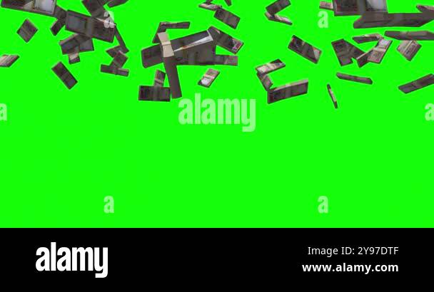 Stack 1000 Indian rupee banknote falling 4k animation footage Stock ...