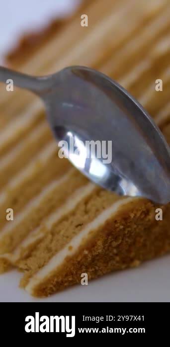 Traditional russian honey cake Stock Videos & Footage - HD and 4K Video ...