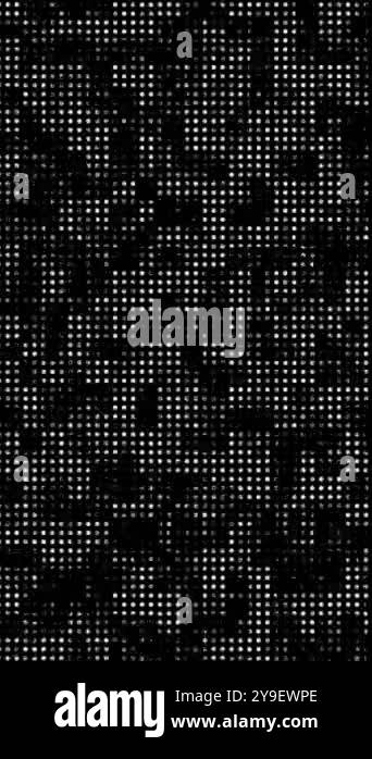 vertical Seamless dots and grid halftone animated retro texture abstract loop motion background ...
