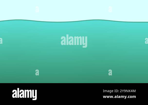 Ocean animated waves, 4k 2d animation template for adding text Stock ...