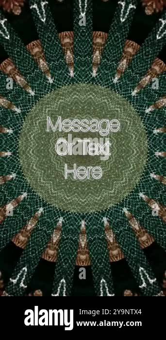 Vertical video of template made with moving motifs to make eye soothing ...