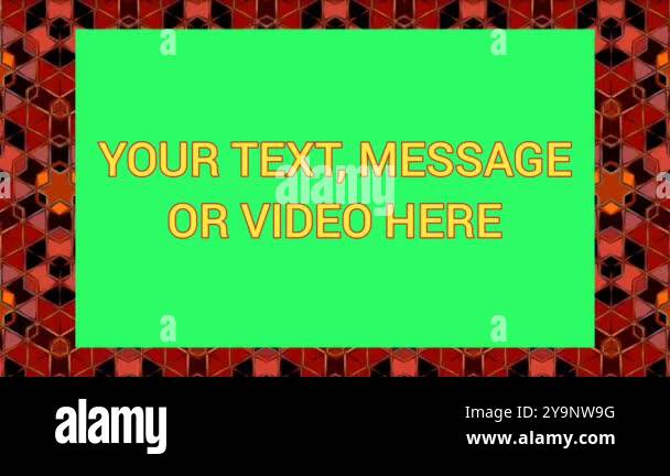 Green screen intro clip for breaking news, cartoon, broadcasting ...