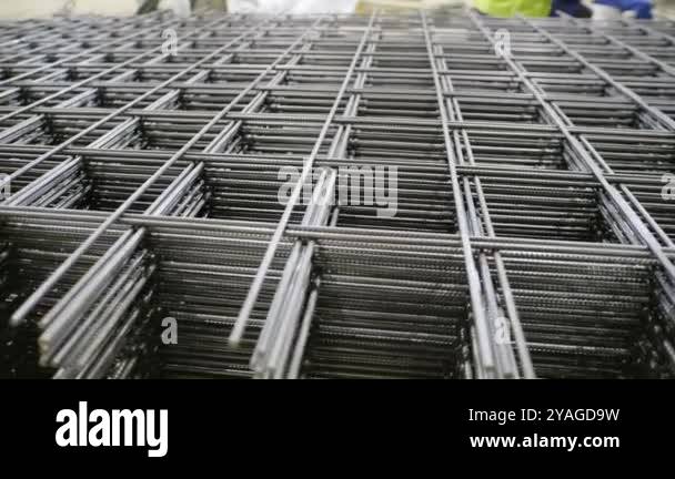 Steel reinforcement grid rebar Stock Videos & Footage - HD and 4K Video ...
