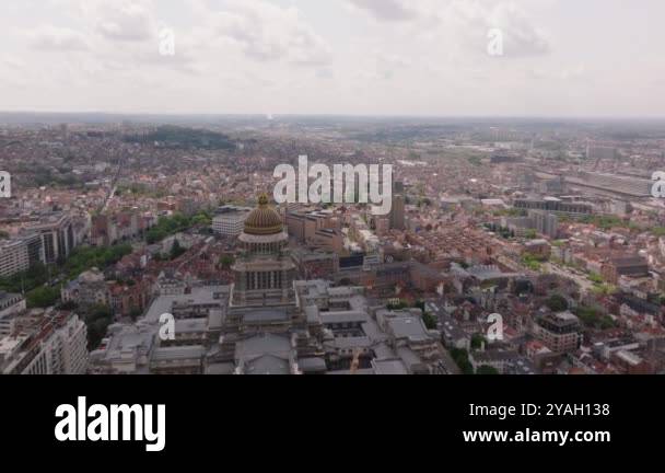 Palace of Justice courthouse in Brussels, Belgium, with its colossal ...
