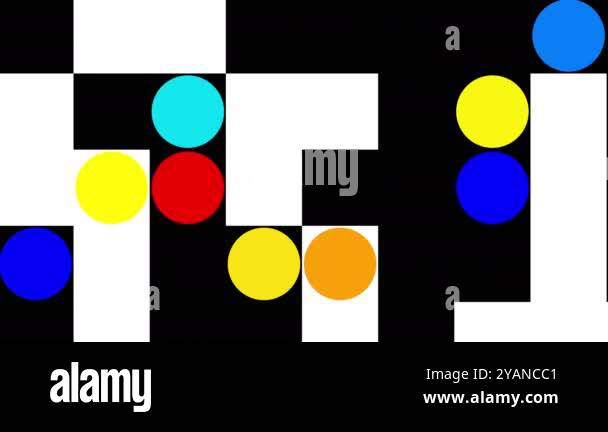 Modern Animated Geometric pattern or background. 4K resolution ...