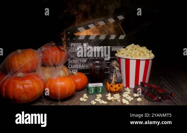 Cinema Theater Poster: Film Clapperboard, Watching Film Movie. Movie ...