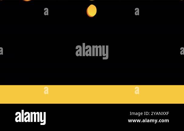 Melted honey dripping animation. Dessert background with melted honey ...