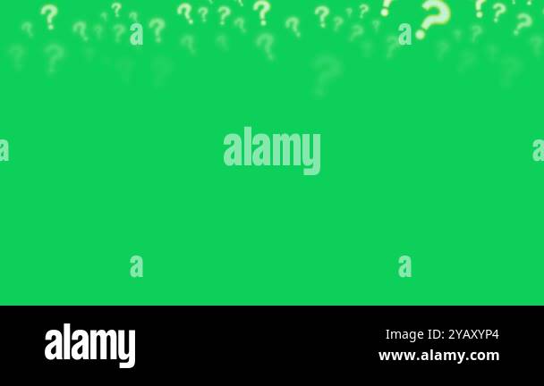 question mark animation pop up question mark flat and 3d green screen ...