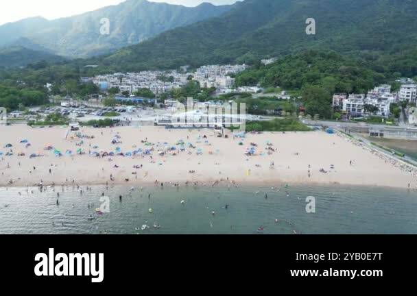 Hong Kong - September 29th, 2024: Long Mei Beach, A Hidden Gem in HK ...