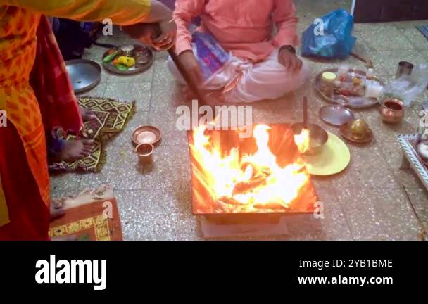 Havan india Stock Videos & Footage - HD and 4K Video Clips - Alamy