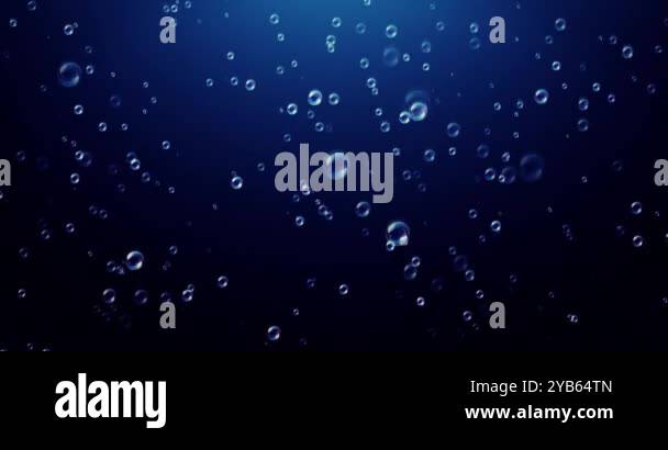Air bubbles underwater, Loop Stock Video Footage - Alamy