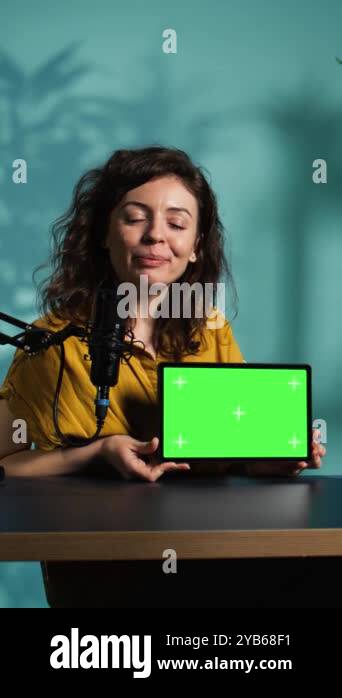 Vertical video Tech guru excited to review newly released chroma key ...