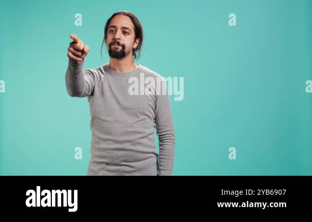 Angry man fighting with friend over debacle, putting blame on him ...