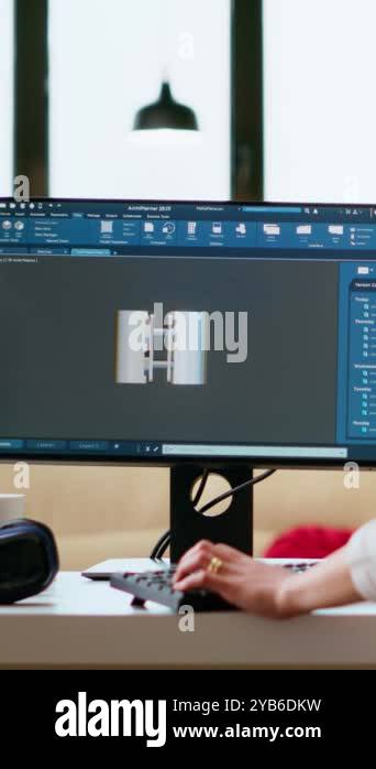 Vertical Video Expert engineer develops industrial prototypes using 3D ...