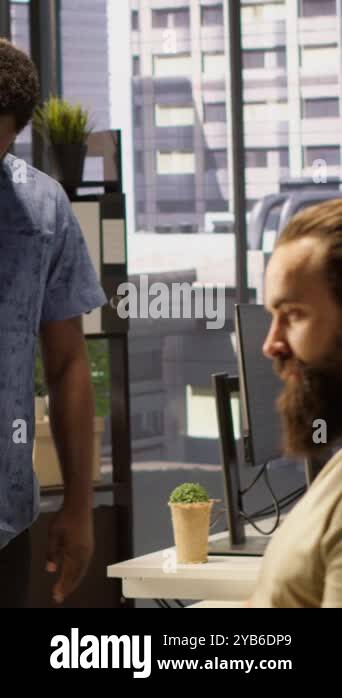 Vertical Video Machine Learning Infrastructure Technicians Using Tablet To Do Checkup On