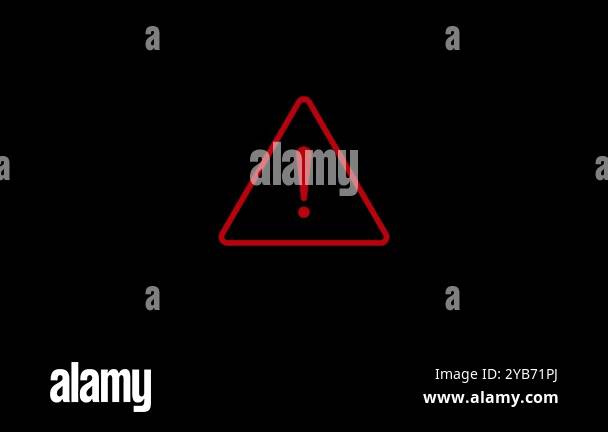 Red triangle warning signs Stock Videos & Footage - HD and 4K Video ...
