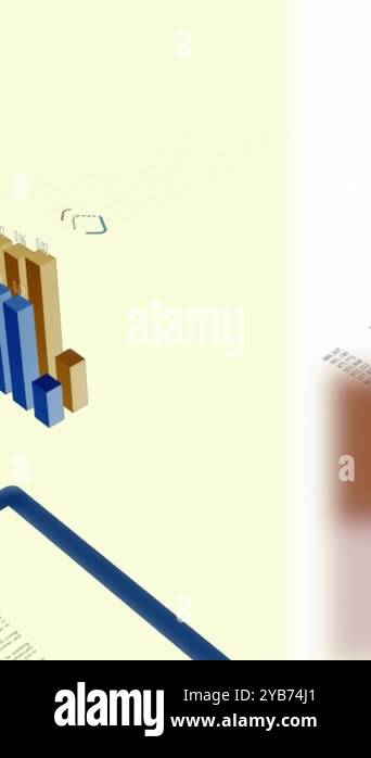 An abstract representation of global insights, featuring a map and a ...