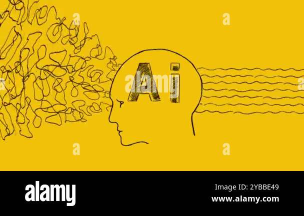 The concept of analysis, processing, structuring information by AI ...