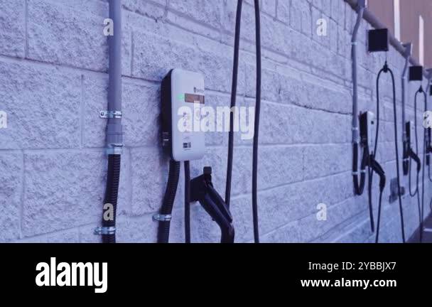 Toronto, Ontario, Canada - July 12, 2022: EV Charging Station, electric ...
