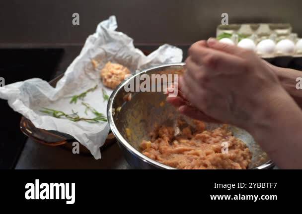 Chicken mince meat Stock Videos & Footage - HD and 4K Video Clips - Alamy