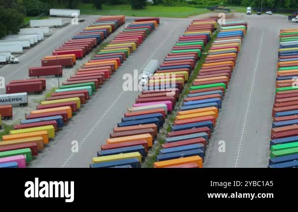 Container freight cargo containers Stock Videos & Footage - HD and 4K ...