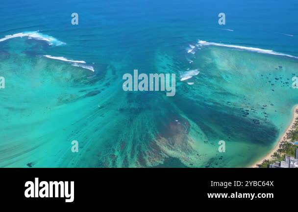 Explore the natural wonders of underwater waterfalls. This video shot ...